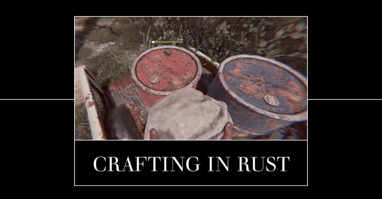 Rust Crafting: From Rock to Rocket Launcher