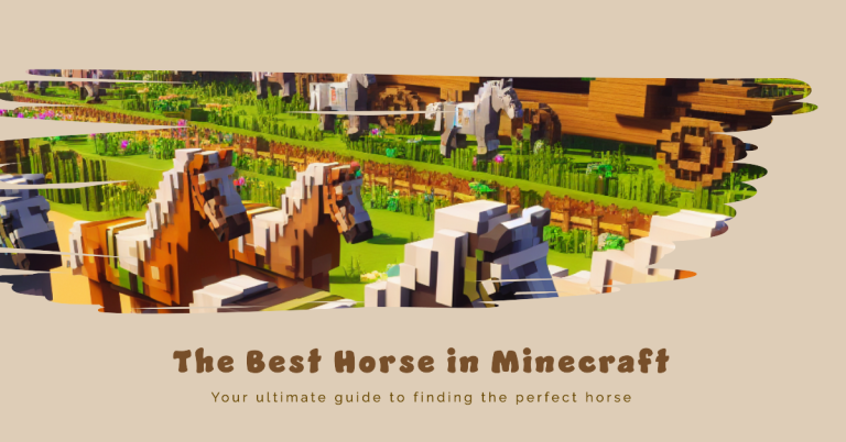 Minecraft Best Horse: The Only Guide You'll Ever Need