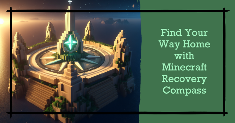 Minecraft Recovery Compass: Find Your Way Home