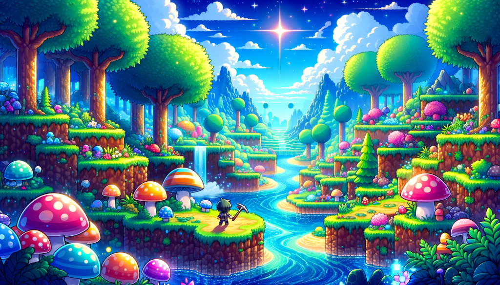 Terraria 12 Wallpaper Images Terraria: Cosy Houses Screenshot : N/A