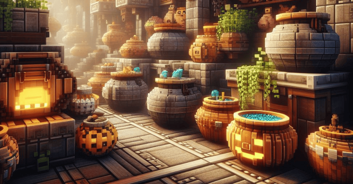 Minecraft Decorating Made Easy: DIY Decorated Pots