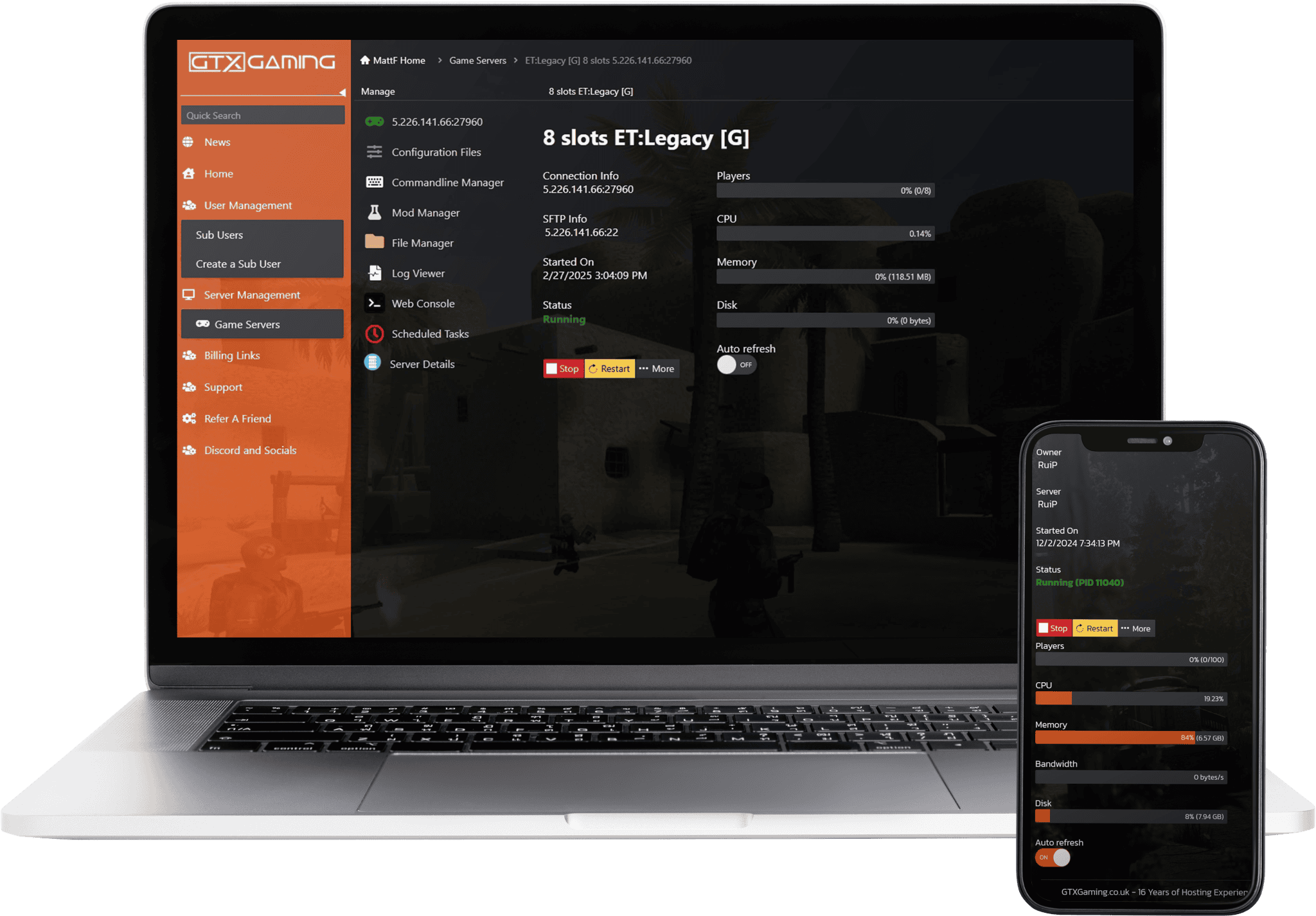 ET:Legacy Server Hosting | Rent ET:Legacy Game Servers